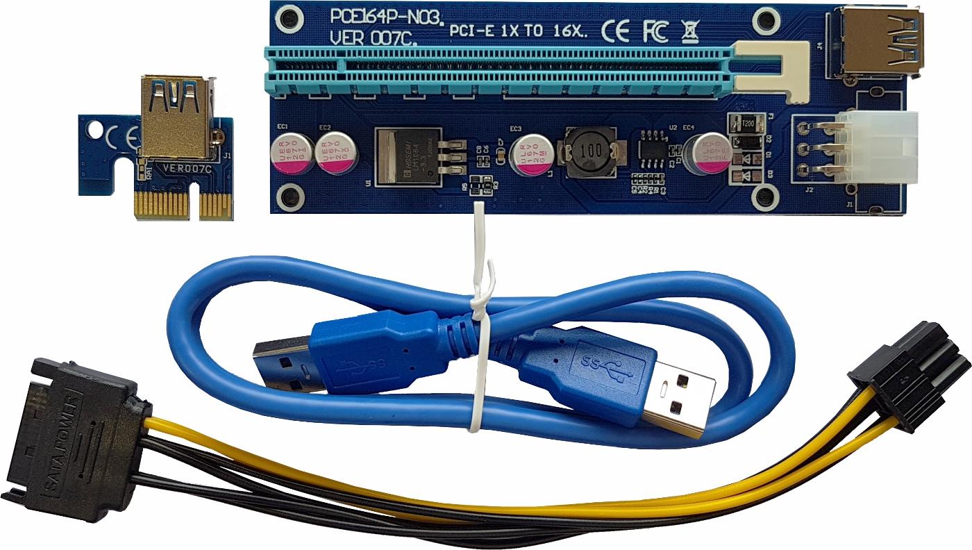 PCI-E Riser with 6Pin | Website Hosting | Website Design and more at ...
