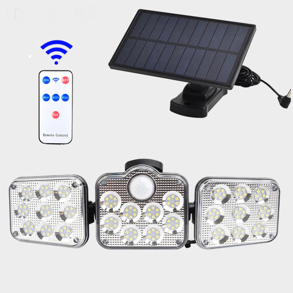 Solar LED Motion Sensor Light for Outdoor or Garden with Remote Control ...