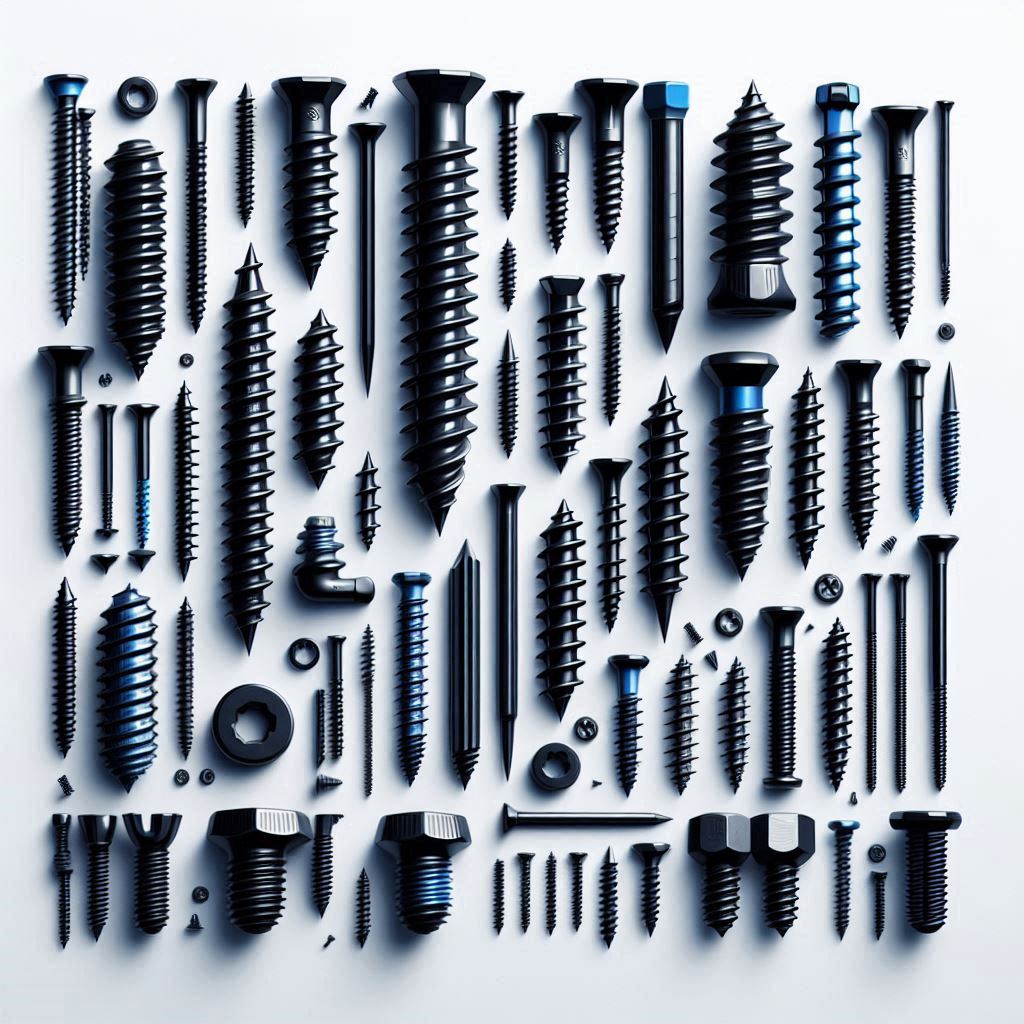 Black and Blue image icons of Screws | Website Hosting | Website Design ...